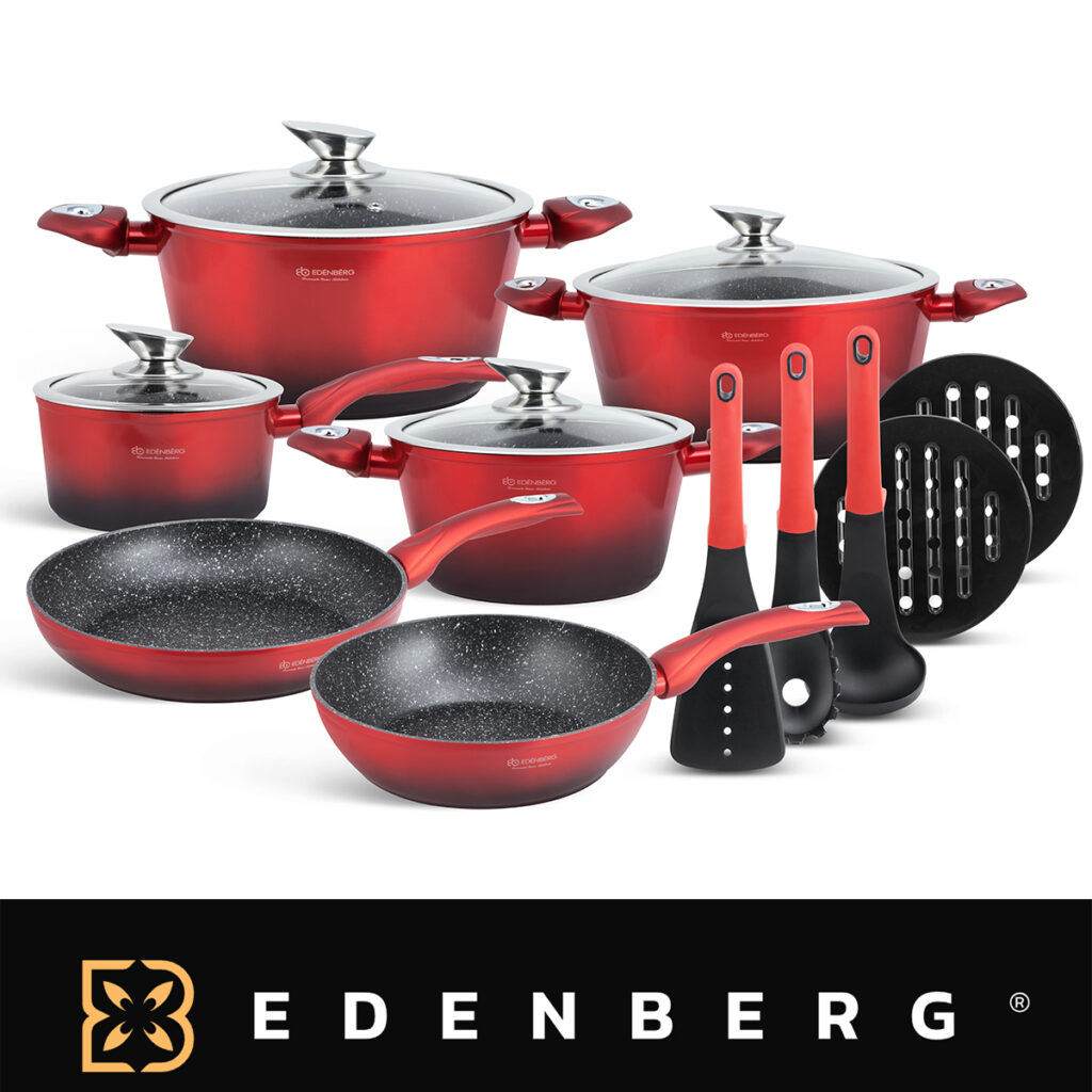 EDENBERG PREMIUM SET POSUĐA RED - Digitalna trgovina